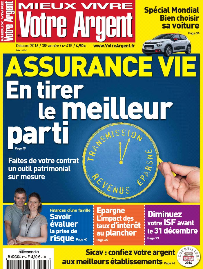 Mieux Vivre Votre Argent N°415 du 23 septembre 2016 à télécharger sur iPad Mieux Vivre Votre Argent N°415 du 23 septembre 2016 à télécharger sur iPad