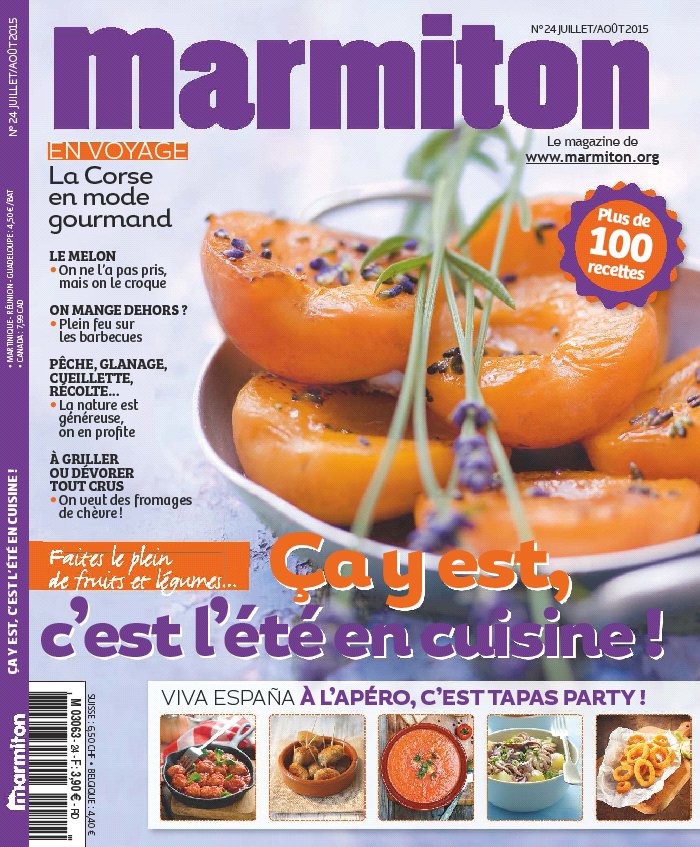 Marmiton N°24 du 02 juillet 2015 à télécharger sur iPad