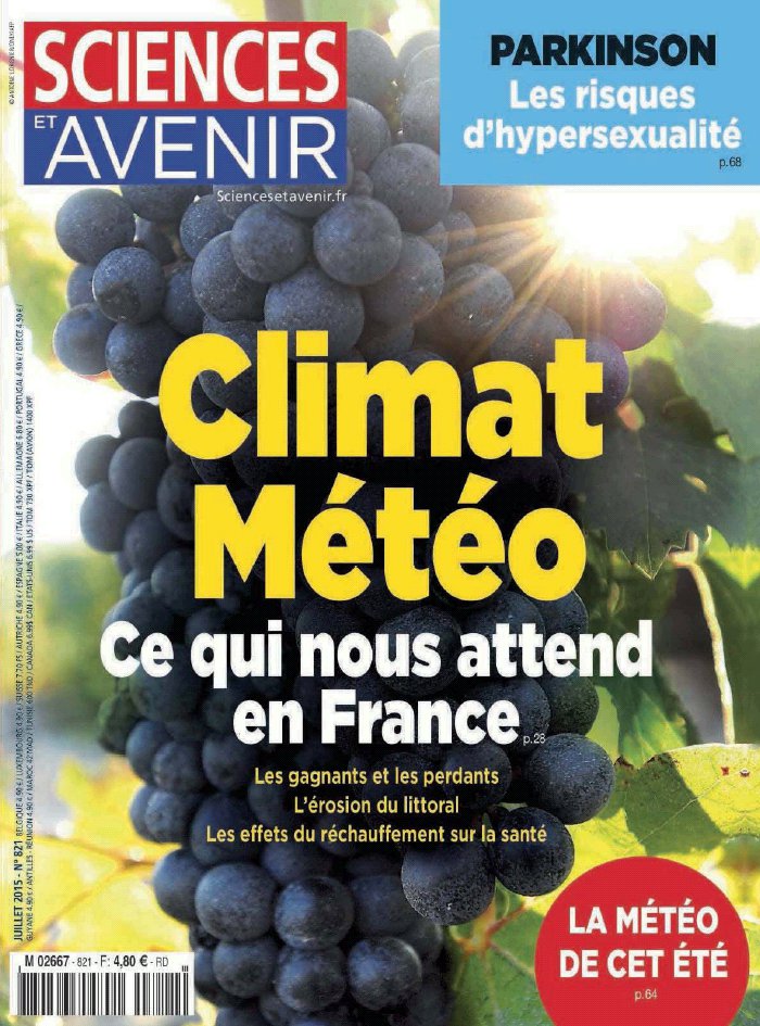 Sciences et Avenir N°821 du 25 juin 2015 à télécharger sur iPad