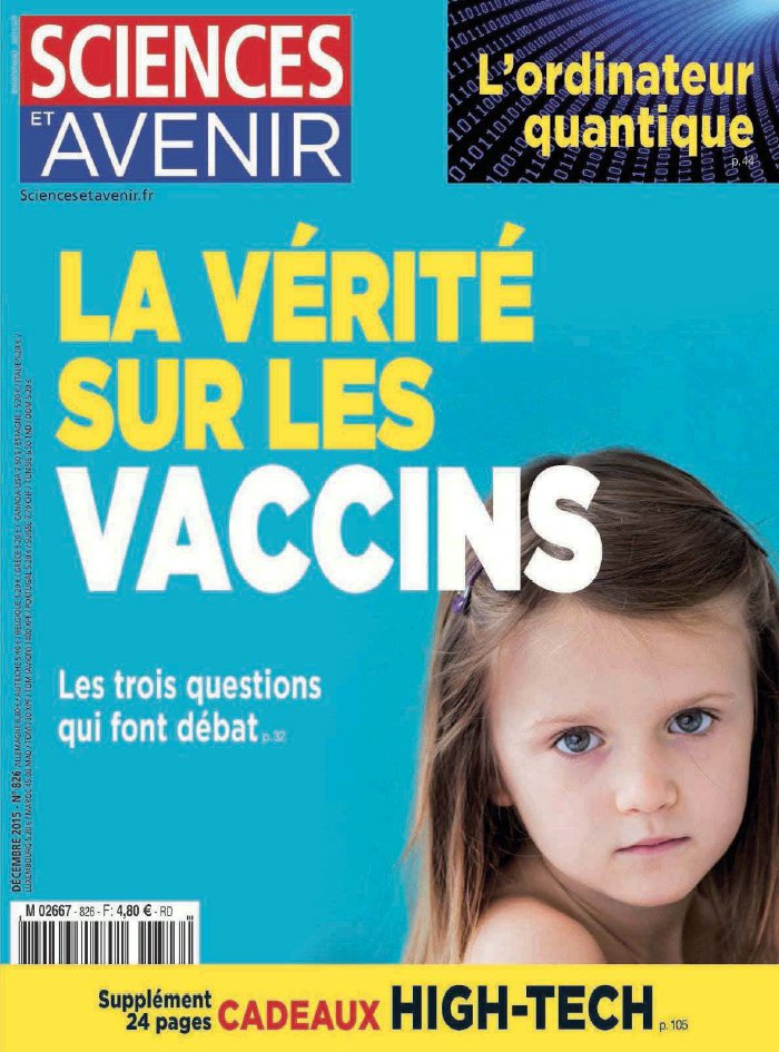 Sciences et Avenir N°826 du 26 novembre 2015 à télécharger sur iPad