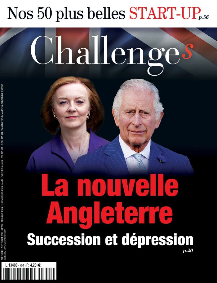 Challenges N°754 du 15 septembre 2022 à télécharger sur iPad