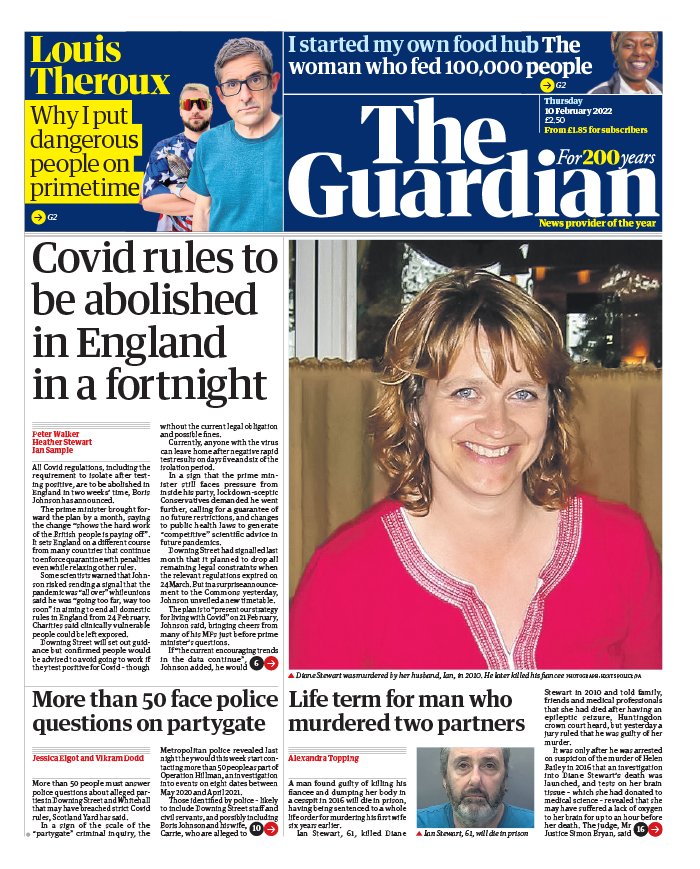 The Guardian N°20220210 du 10 février 2022 à télécharger sur iPad