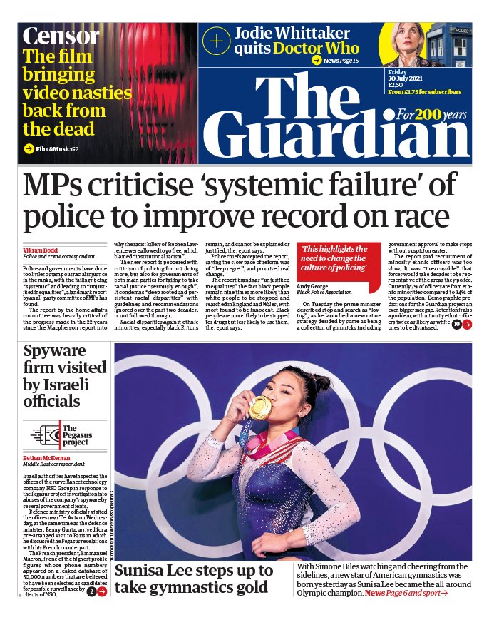 The Guardian N°20210730 du 30 juillet 2021 à télécharger sur iPad