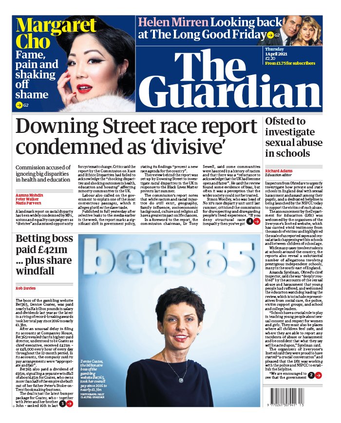 The Guardian N°20210401 du 01 avril 2021 à télécharger sur iPad