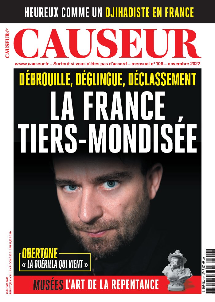 Causeur N°106 du 04 novembre 2022 à télécharger sur iPad
