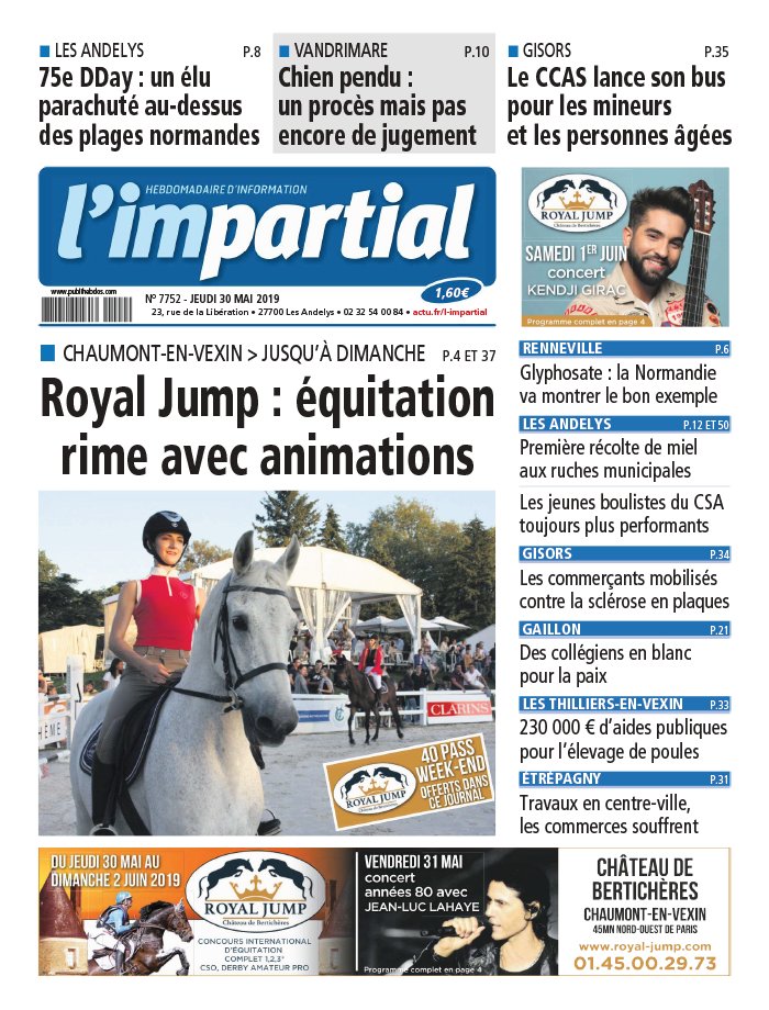 L'Impartial N°7752 du 30 mai 2019 à télécharger sur iPad