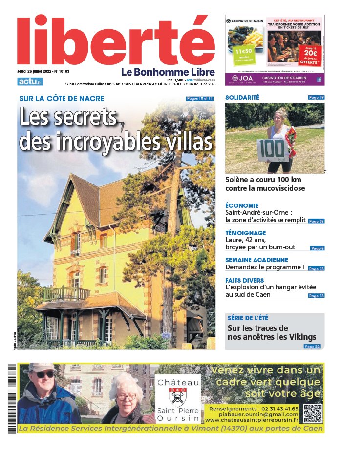 Liberté - Le Bonhomme Libre N°10103 du 28 juillet 2022 à télécharger ...
