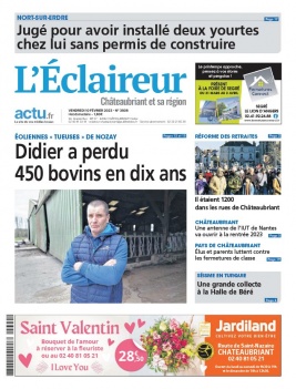 L'Eclaireur de Chateaubriant N°3808 du 10 février 2023 à télécharger ...