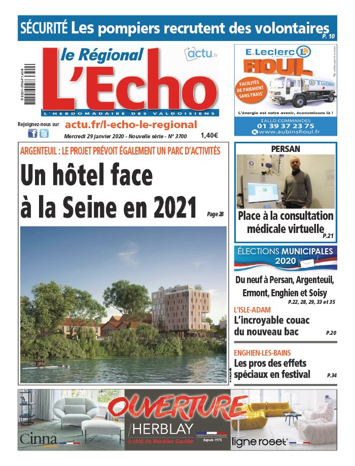 L'Echo - Le Régional N°3700 du 29 janvier 2020 à télécharger sur iPad
