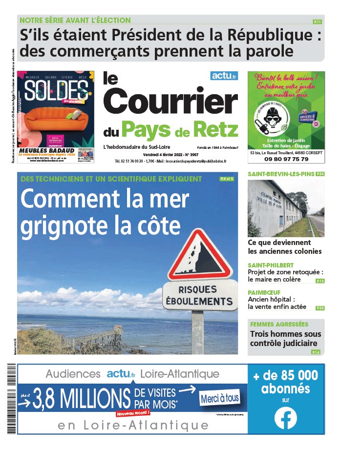 Le Courrier du Pays de Retz N°3907 du 04 février 2022 à télécharger sur ... Le Courrier du Pays de Retz N°3907 du 04 février 2022 à télécharger sur ...