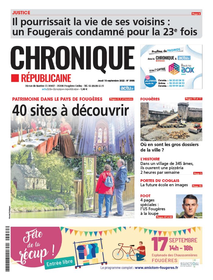 La Chronique Républicaine N°3988 du 15 septembre 2022 à télécharger sur ...
