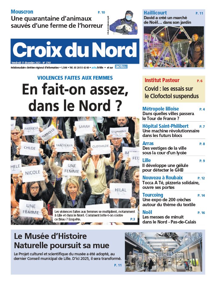 Croix du Nord N°2761 du 17 décembre 2021 à télécharger sur iPad