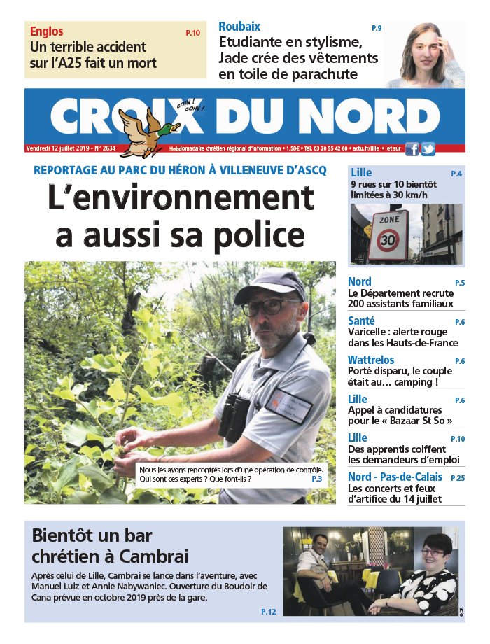 Croix du Nord N°2634 du 12 juillet 2019 à télécharger sur iPad