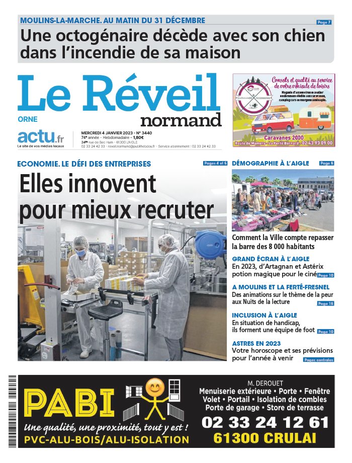 Le Réveil Normand N°3440 du 04 janvier 2023 à télécharger sur iPad