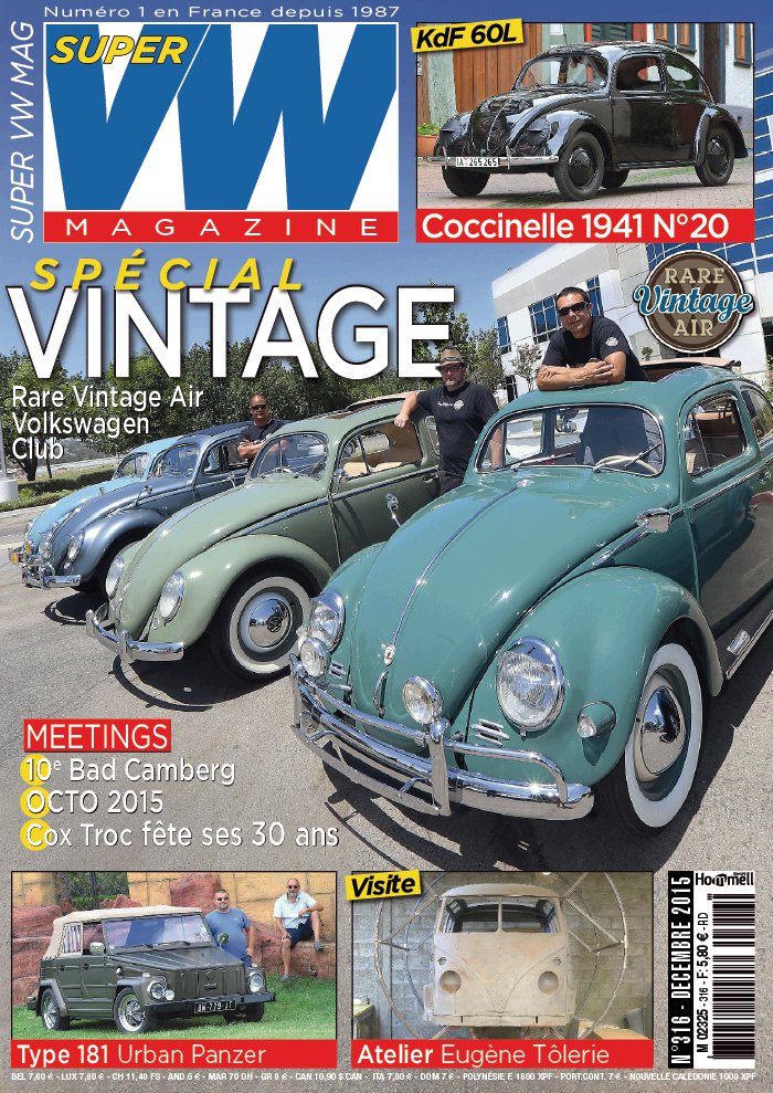 Super VW Mag N°316 du 10 novembre 2015 à télécharger sur iPad