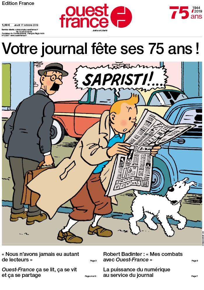 Ouest-France édition France N°20191017 du 17 octobre 2019 à télécharger ... Ouest-France édition France N°20191017 du 17 octobre 2019 à télécharger ...