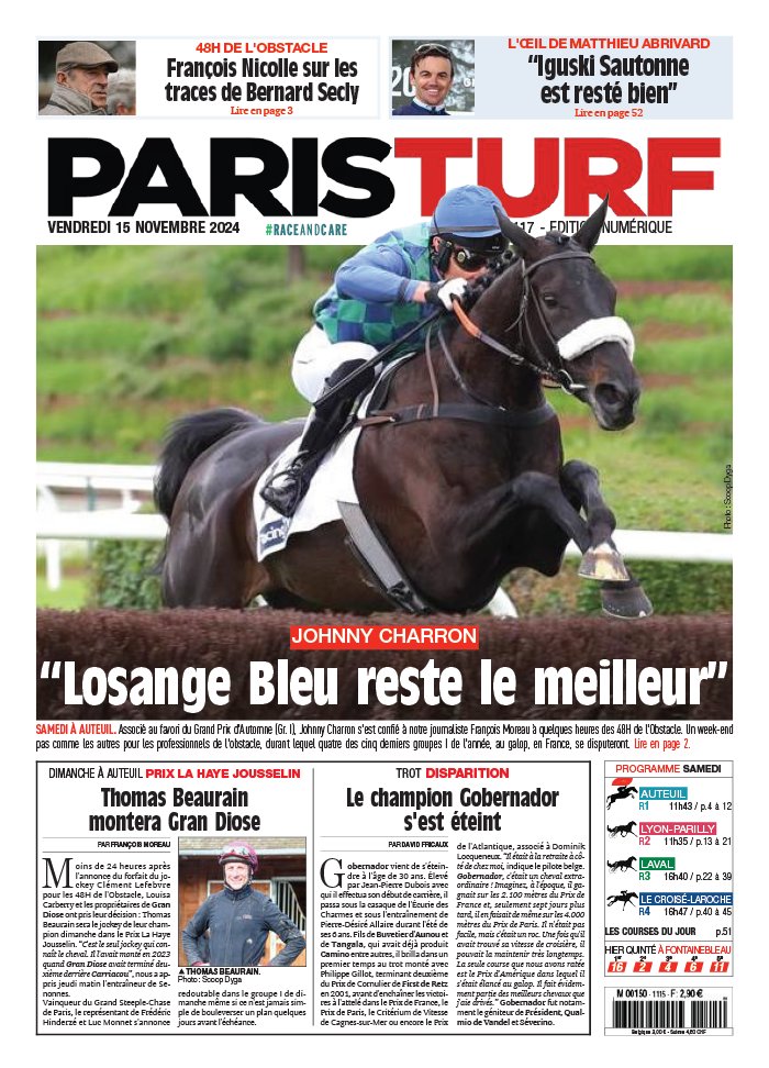 Abonnement Paris Turf