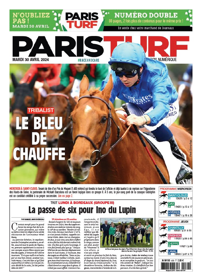 Abonnement Paris Turf