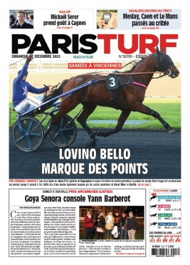 Paris Turf N°26783 du 17 décembre 2023 à télécharger sur iPad