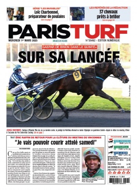 Paris Turf N°26492 du 01 mars 2023 à télécharger sur iPad