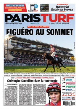 Paris Turf N°26385 du 14 novembre 2022 à télécharger sur iPad