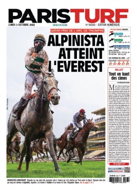 Paris Turf N°26343 du 03 octobre 2022 à télécharger sur iPad