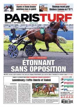 Paris Turf N°26321 du 11 septembre 2022 à télécharger sur iPad