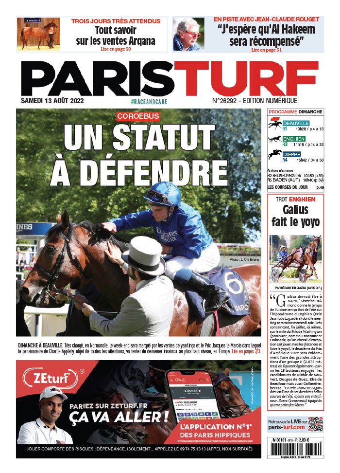 Abonnement Paris Turf