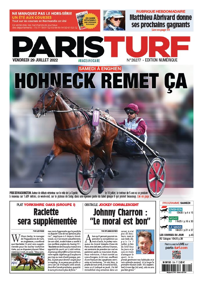 Abonnement Paris Turf