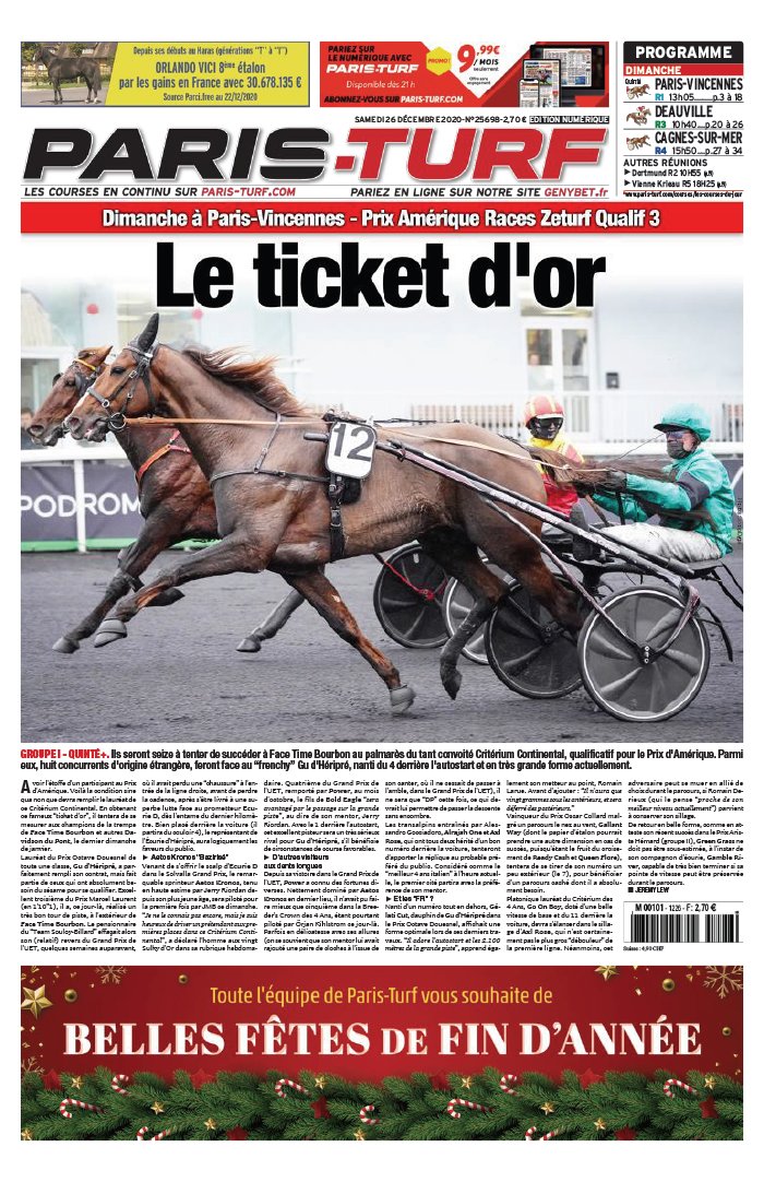 Abonnement Paris Turf