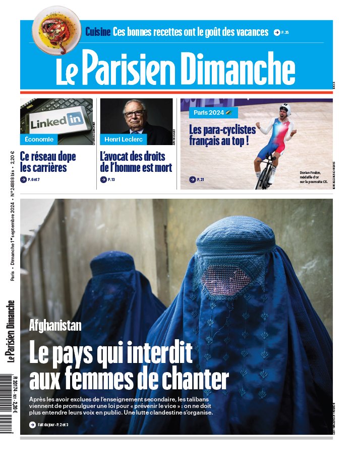 Le Parisien N°20240901 du 01 septembre 2024 à télécharger sur iPad