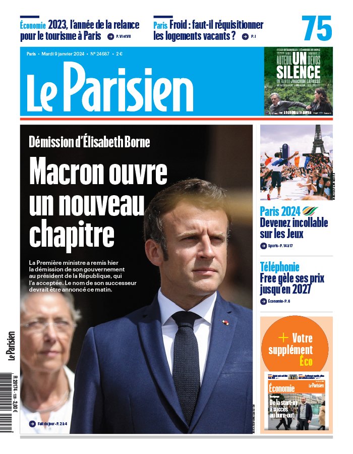 Le Parisien N°20240109 du 09 janvier 2024 à télécharger sur iPad
