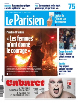 Le Parisien N°20221201 du 01 décembre 2022 à télécharger sur iPad