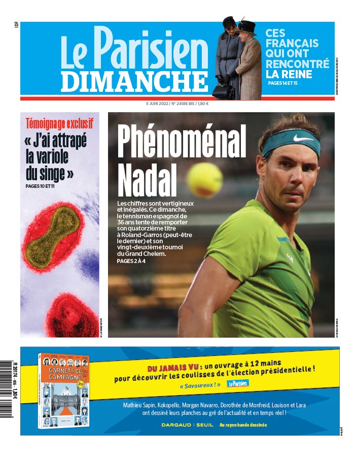 Le Parisien N°20220605 du 05 juin 2022 à télécharger sur iPad