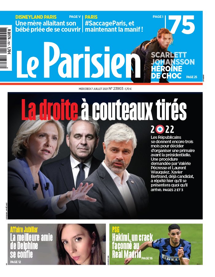 Le Parisien N°20210707 du 07 juillet 2021 à télécharger sur iPad