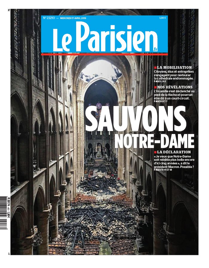 Le Parisien N°20190417 du 17 avril 2019 à télécharger sur iPad