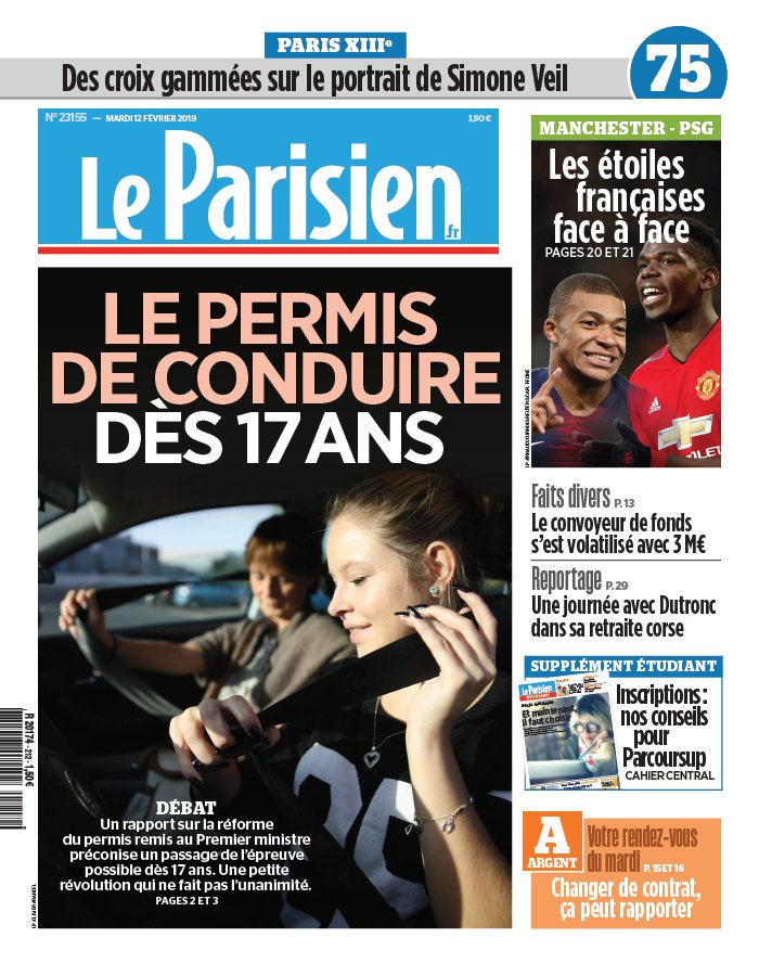 Le Parisien N°20190212 du 12 février 2019 à télécharger sur iPad