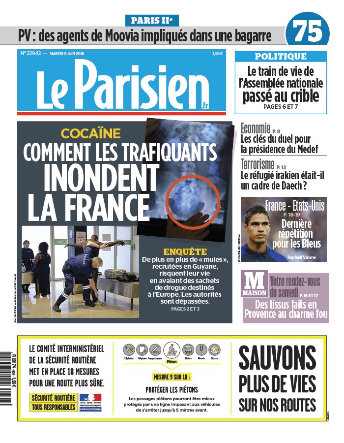 Le Parisien N°20180609 du 09 juin 2018 à télécharger sur iPad