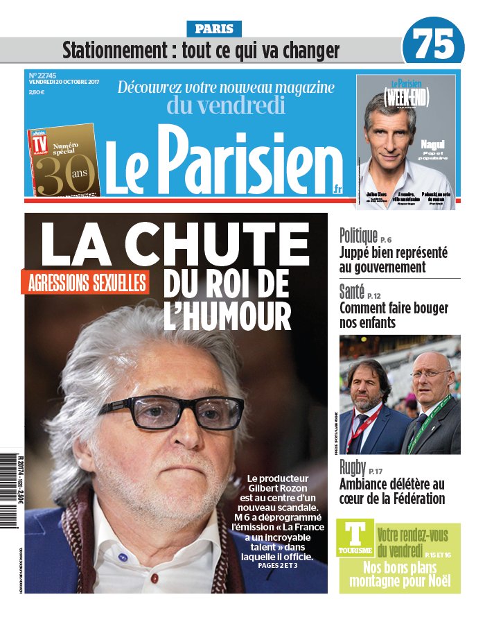 Le Parisien N°20171020 du 20 octobre 2017 à télécharger sur iPad
