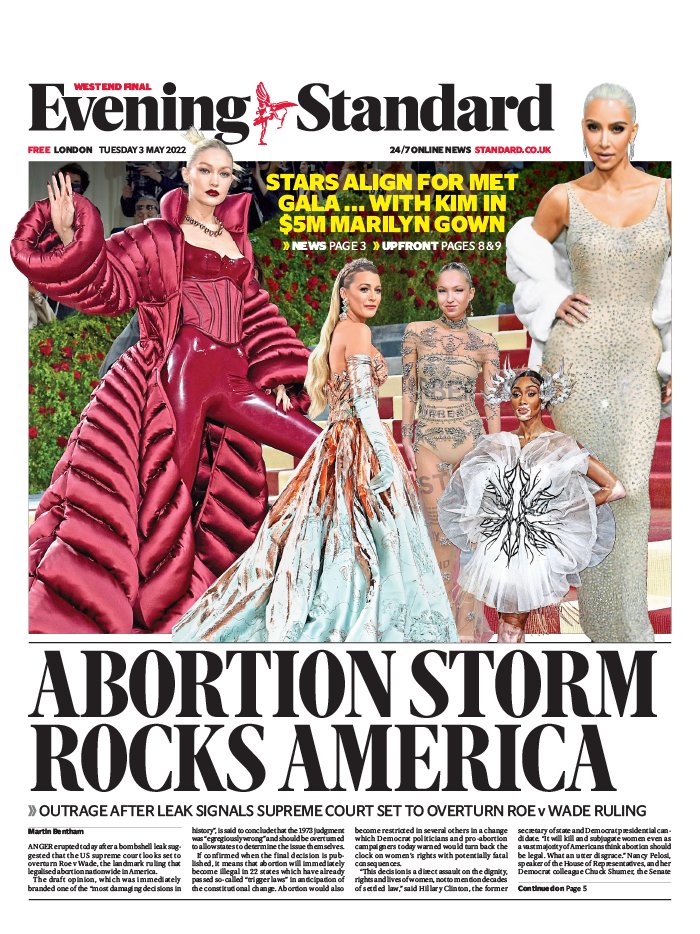 Evening Standard N°20220503 du 03 mai 2022 à télécharger sur iPad