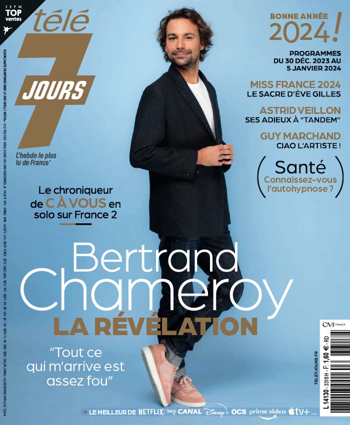 Télé 7 Jours N°3318 du 23 décembre 2023 à télécharger sur iPad