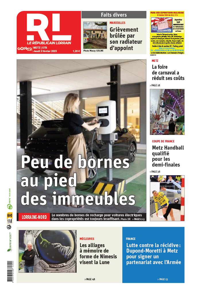 Le Républicain Lorrain N°20230202 du 02 février 2023 à télécharger sur iPad