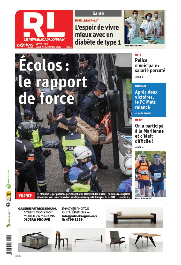 Le Républicain Lorrain N°20221114 du 14 novembre 2022 à télécharger sur ...