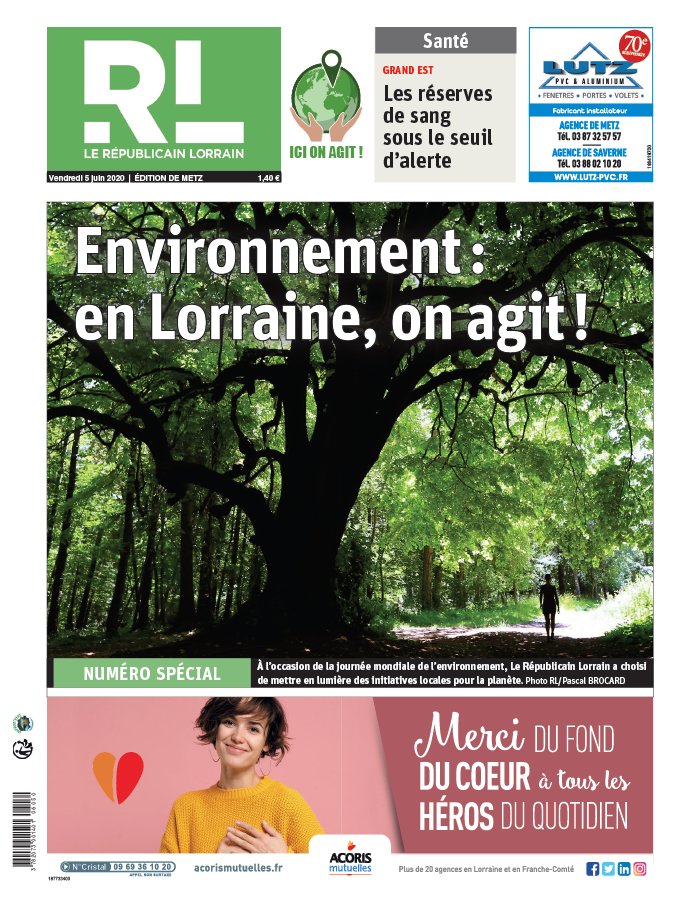 Le Républicain Lorrain N°20200605 du 05 juin 2020 à télécharger sur iPad