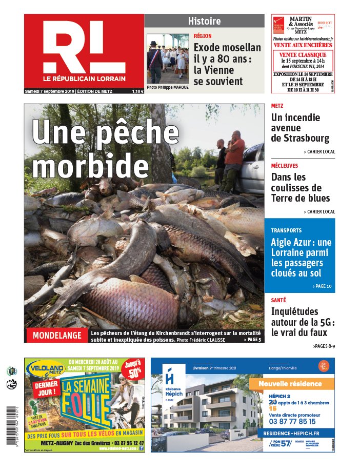 Le Républicain Lorrain N°20190907 du 07 septembre 2019 à télécharger ...