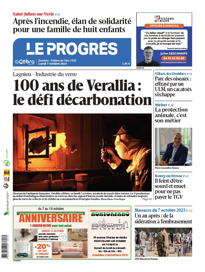 Le Progrès N°20241007 du 07 octobre 2024 à télécharger sur iPad