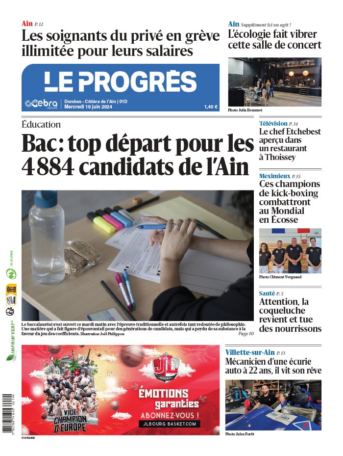 Le Progrès N°20240619 du 19 juin 2024 à télécharger sur iPad