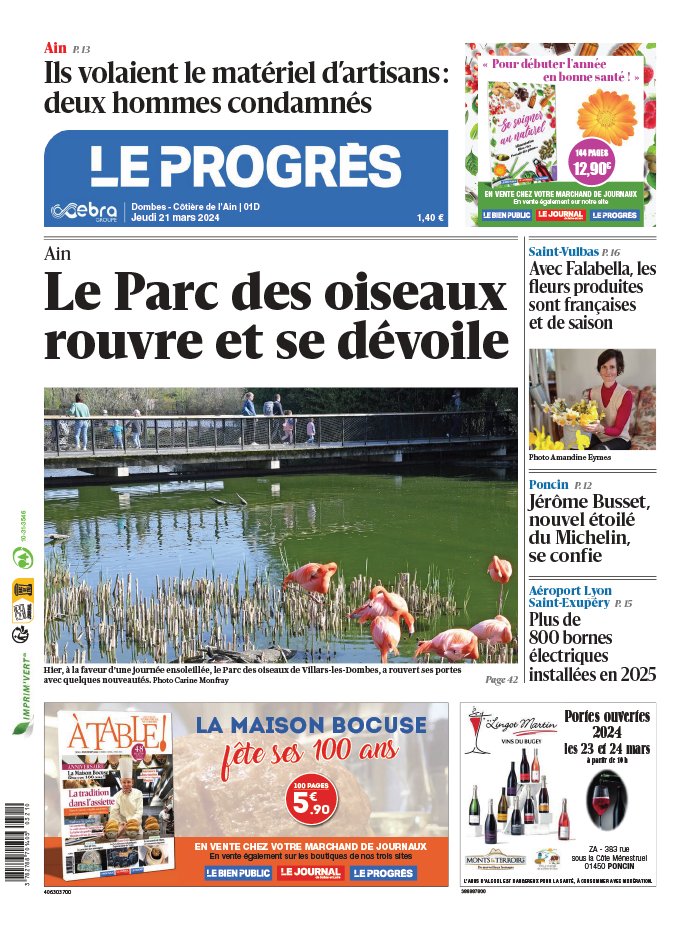 Le Progrès N°20240321 du 21 mars 2024 à télécharger sur iPad
