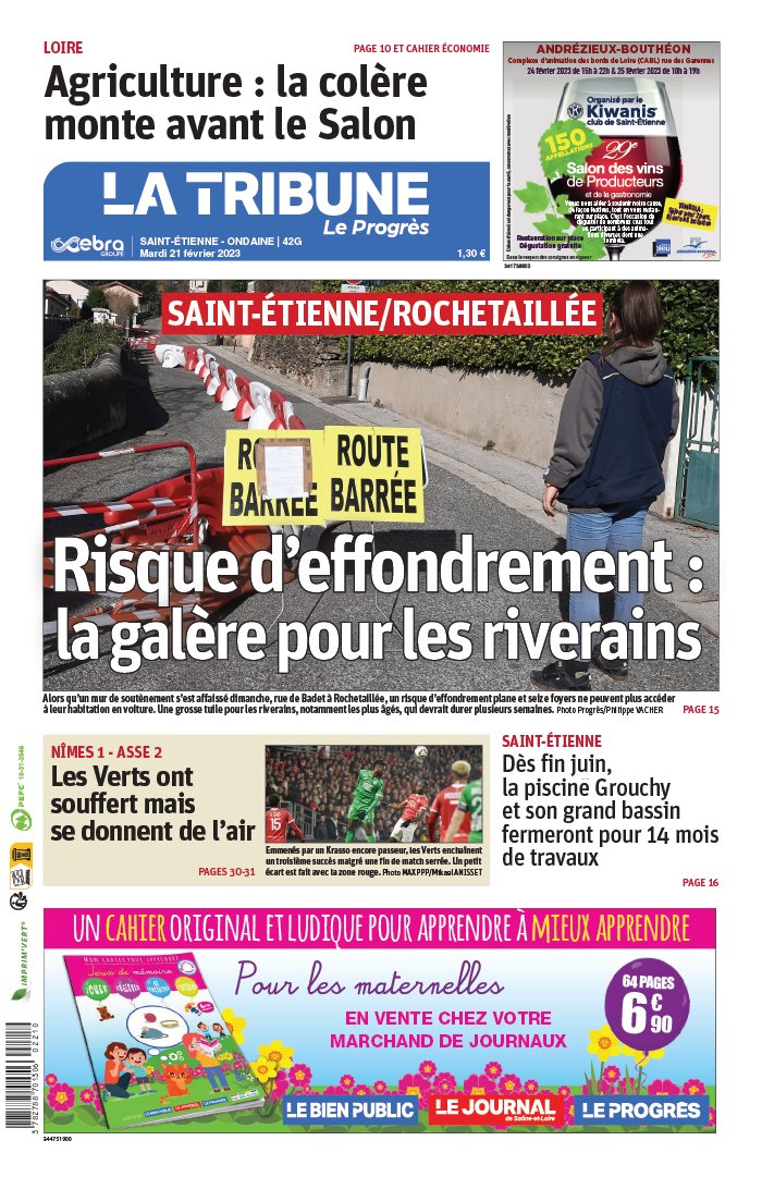 Le Progrès N°20230221 du 21 février 2023 à télécharger sur iPad