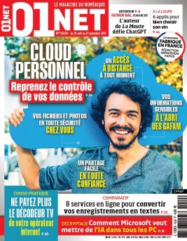 01net N°1029 du 28 août 2024 à télécharger sur iPad